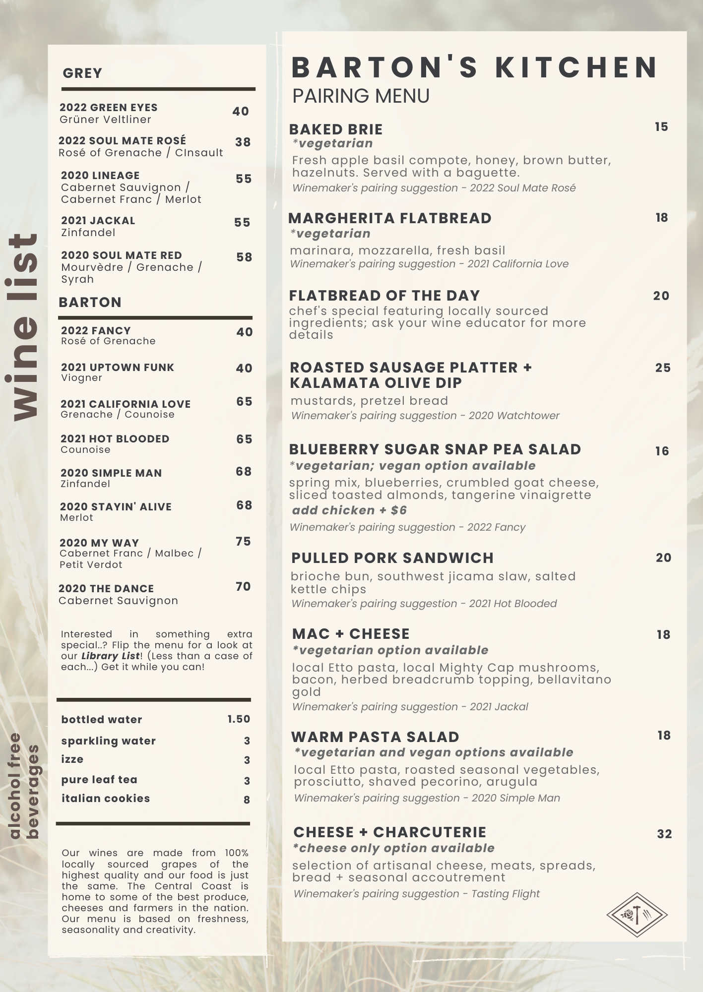 Barton's Kitchen | Barton Family Wines