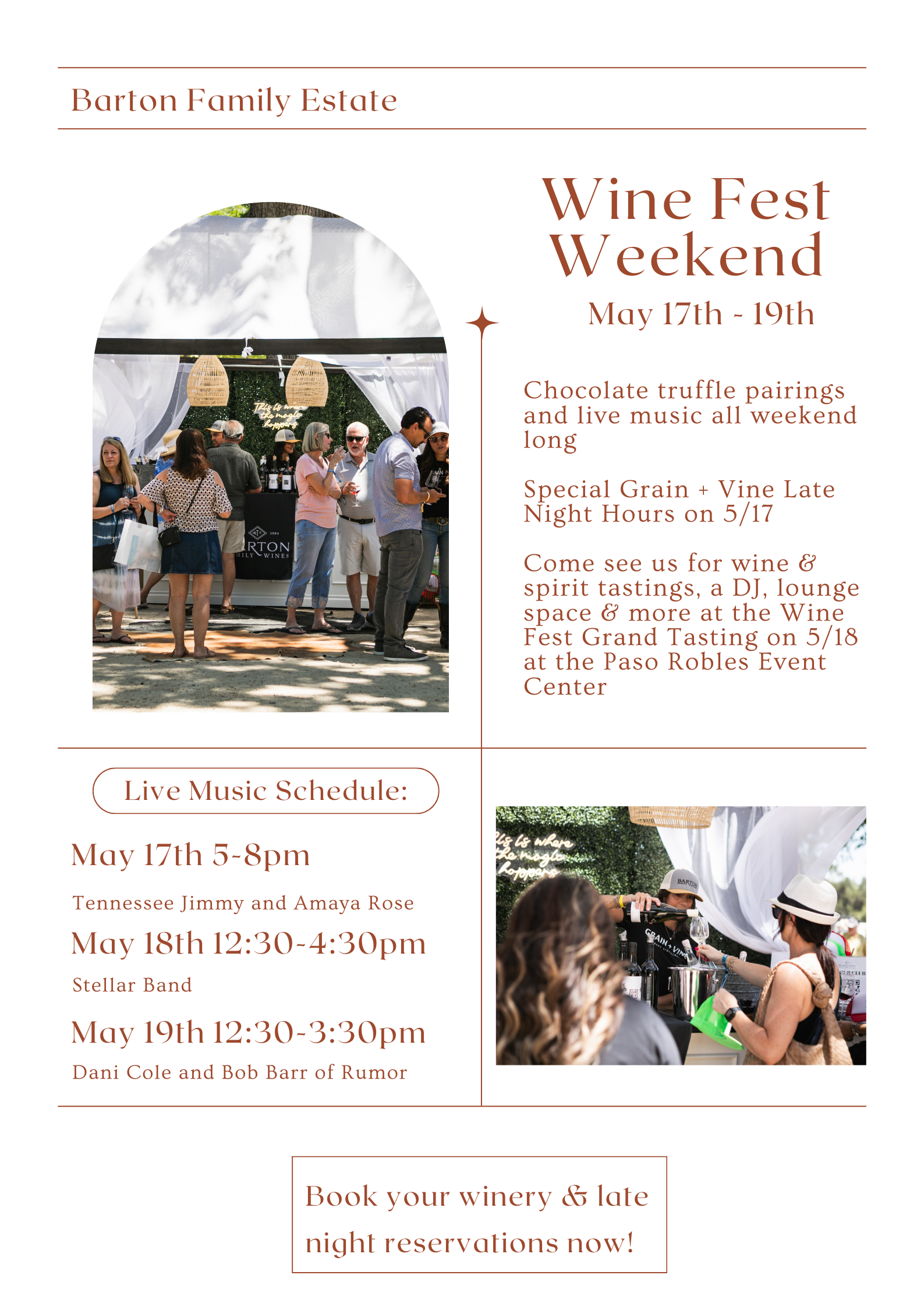 Wine Fest Weekend | Barton Family Wines