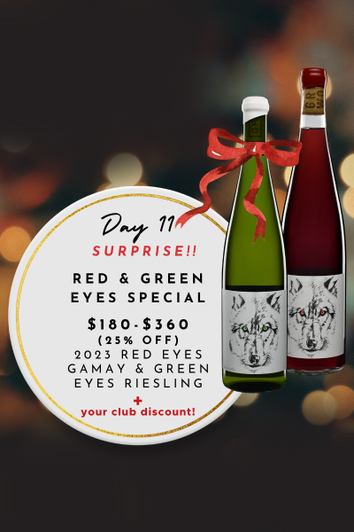Day 11 - It's Back! 6 & 12 pack Red & Green Eyes | Barton Family Wines
